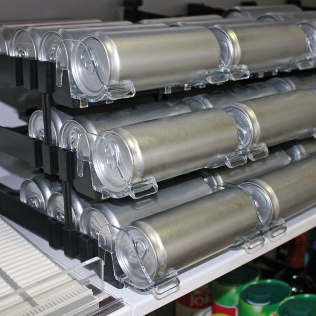 Can slide - Gestion automatique des facings - MERCHANDISING